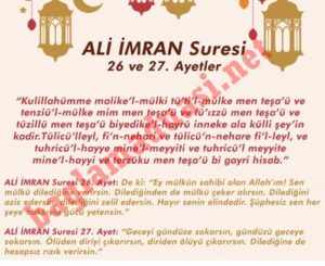 Ali İmran 26 27 Fazileti ve Sırları - Medyum İsmail Hoca
